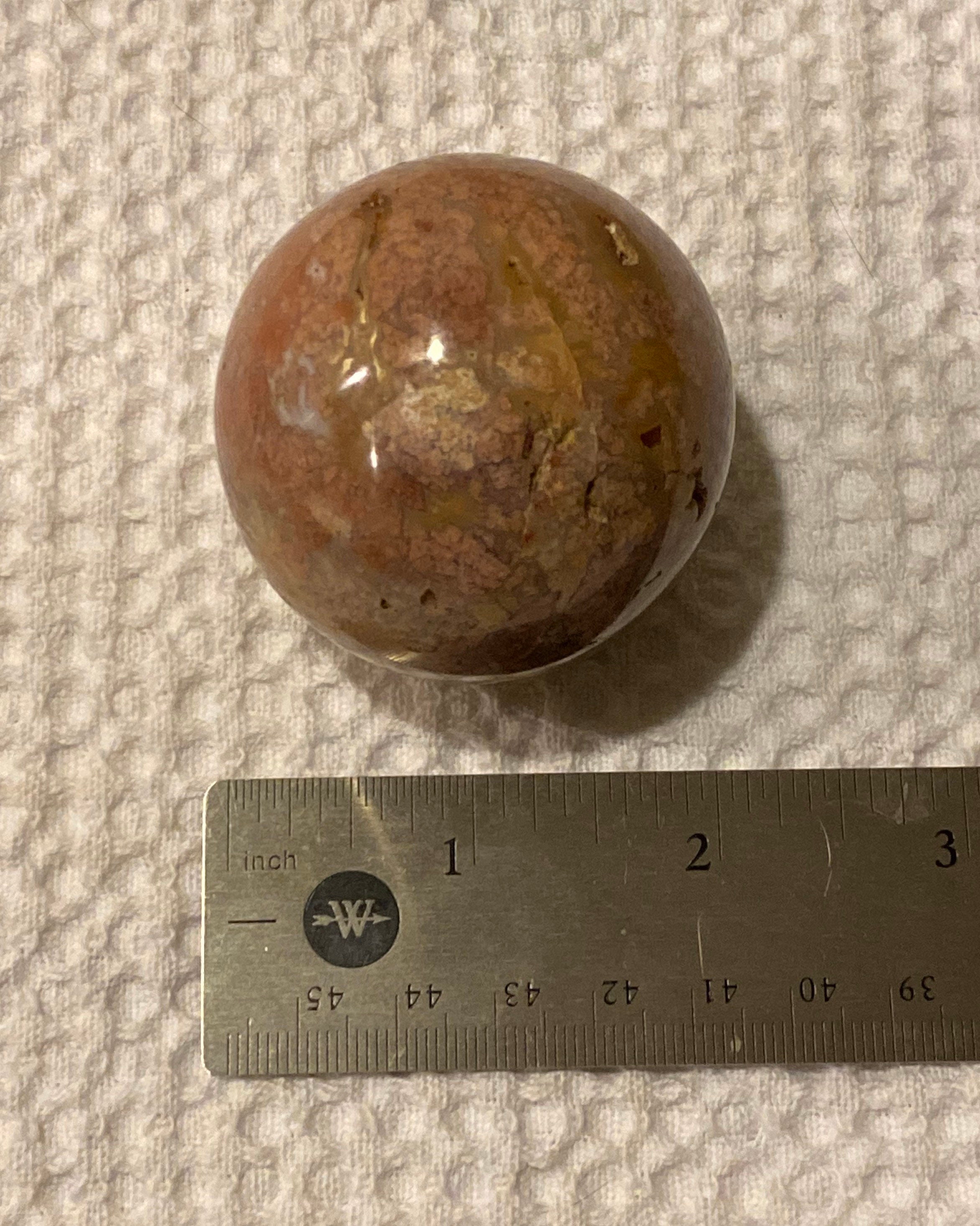 52mm Flower Agate Sphere W/ Stand 191g - Etsy