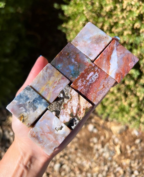You Chooserainbow Ocean Jasper Cubes - Etsy