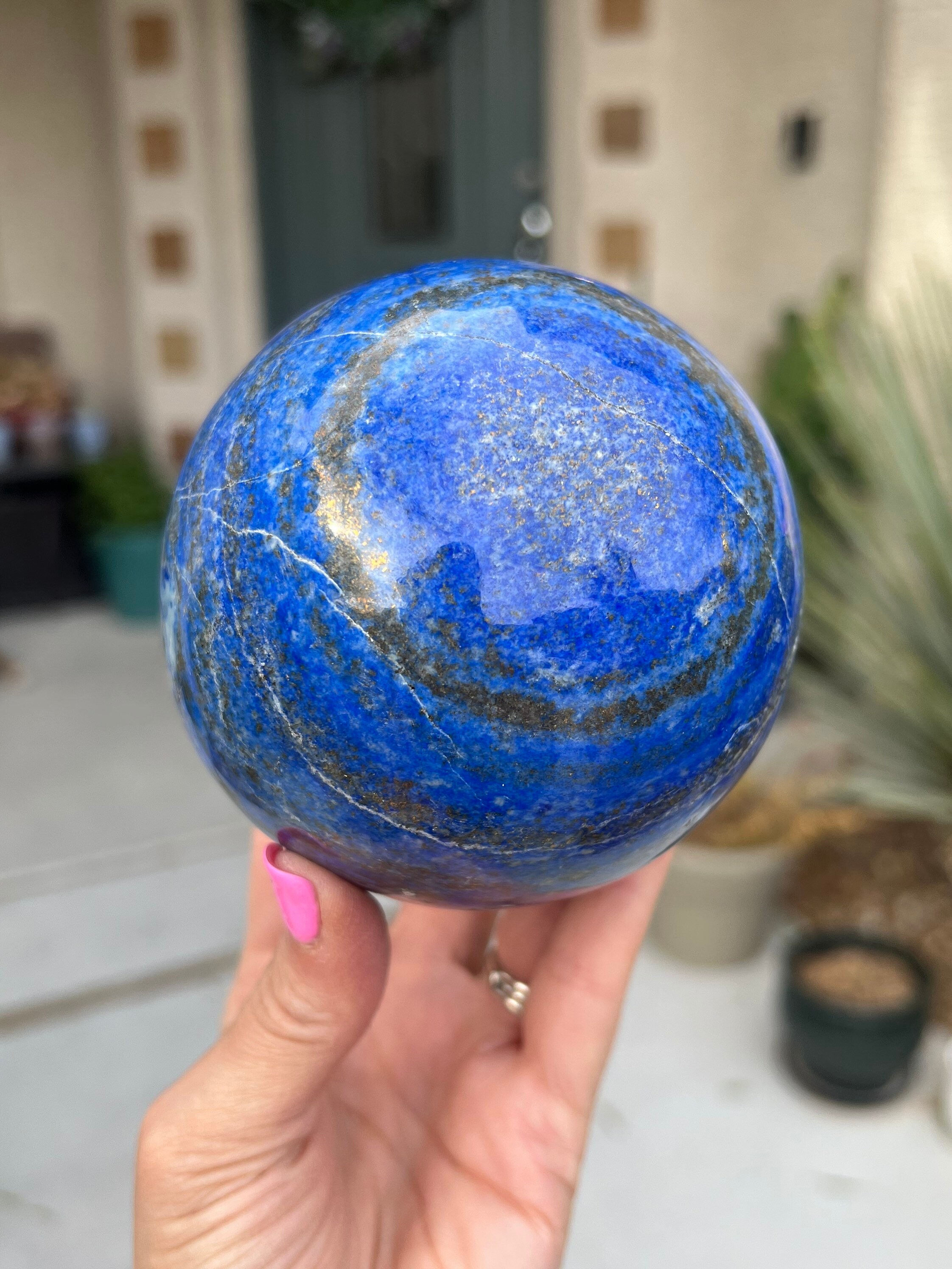 3.1lb AAA UV Reactive Lapis Lazuli Sphere W/stand 94mm - Etsy