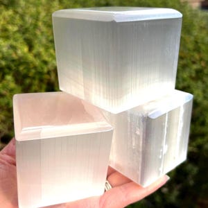 NEW Ulexite “TV Rock” Cube, Television Stone, Television Rock, TV Stone ...