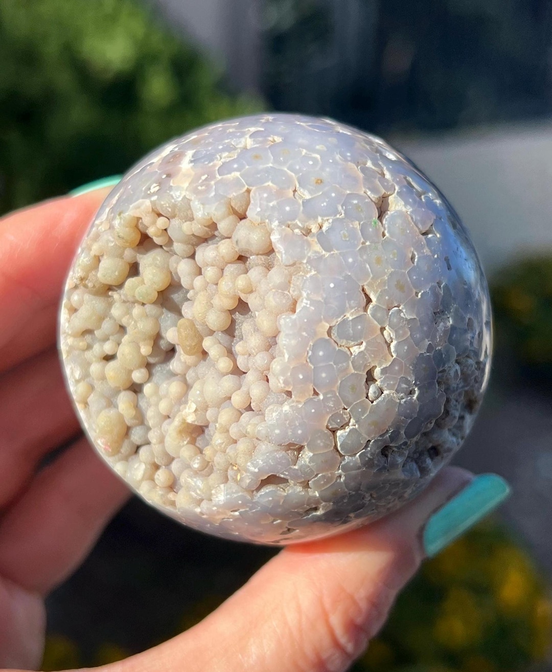 Grape Agate Sphere, Botryoidal Grape Agate, Natural Grape Agate Sphere ...