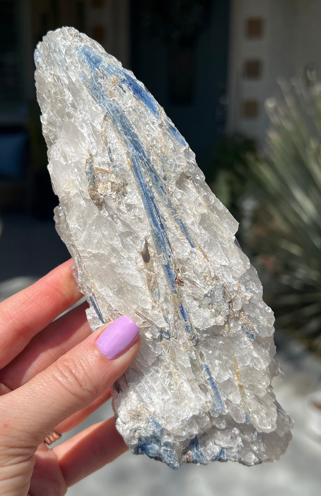 1.5lb Blue Kyanite Cluster, Raw Kyanite, Natural Blue Kyanite, Rough ...