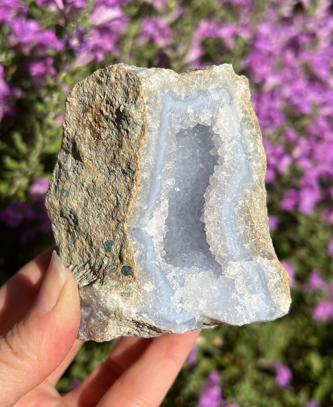 Raw Botryoidal Blue Lace Agate 324g, Blue Lace Agate Cluster, Blue Lace ...