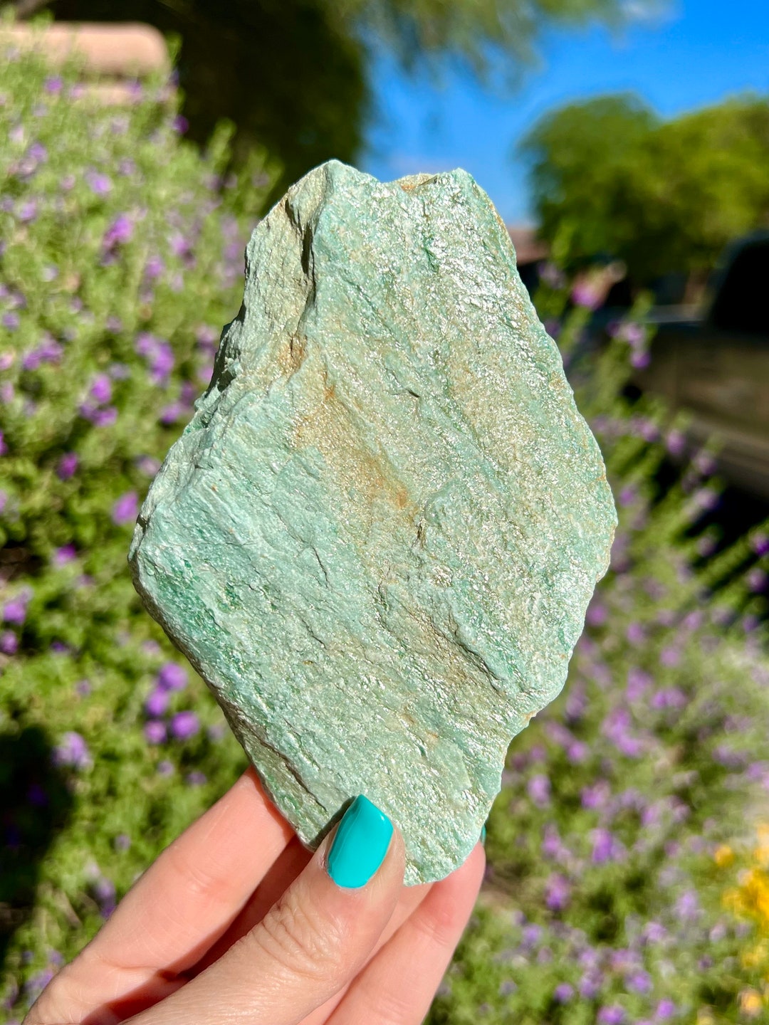 1lb Flashy Raw Green Fuchsite, Rough Fuchsite, Muscovite, Mica Cluster ...