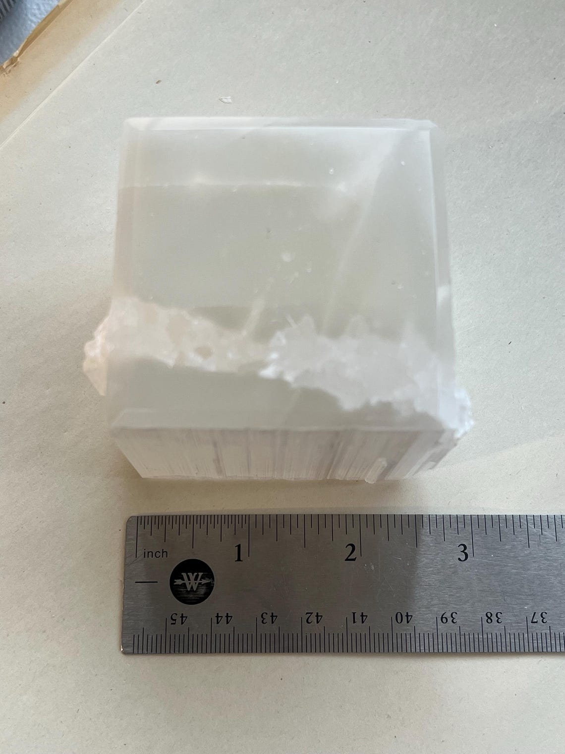 NEW Ulexite “TV Rock” Cube, Television Stone, Television Rock, TV Stone ...