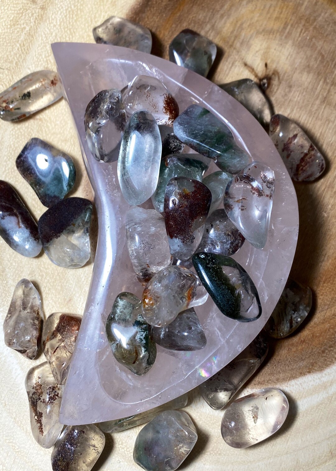 Medium Garden Quartz (lodolite) Tumbled Stone* Buy 3 Get 1 Free ...