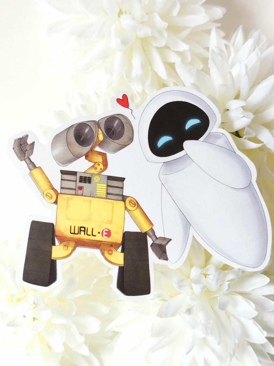 Wall-e y EVA Pegatina de Vinilo - Etsy México