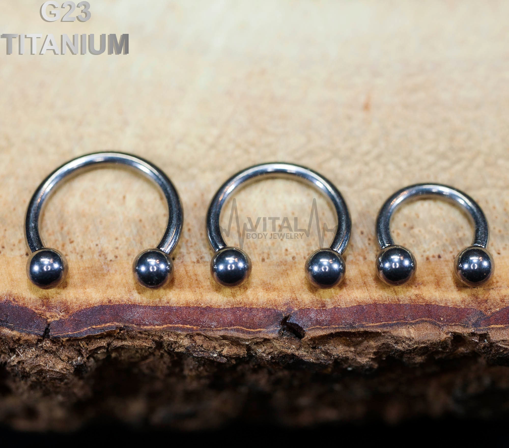 16G Titanium Internally Threaded Septum Ring Horseshoe | Etsy