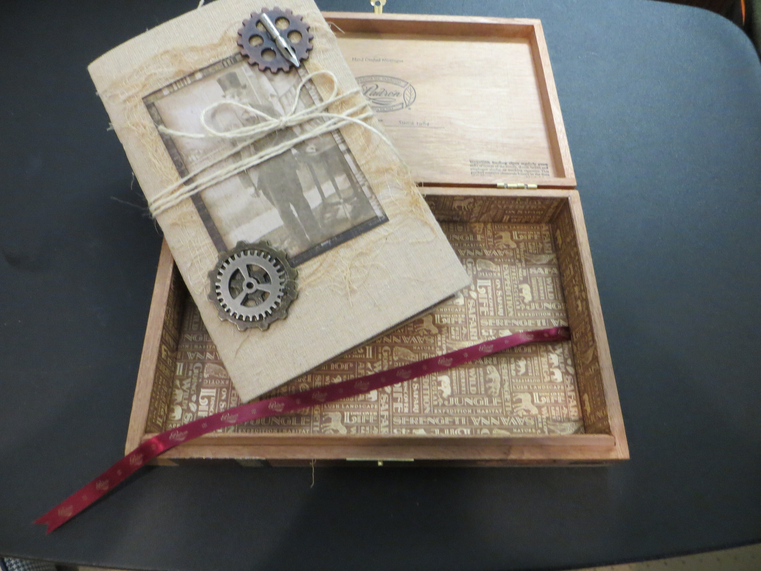Cigar Box & Book - Etsy