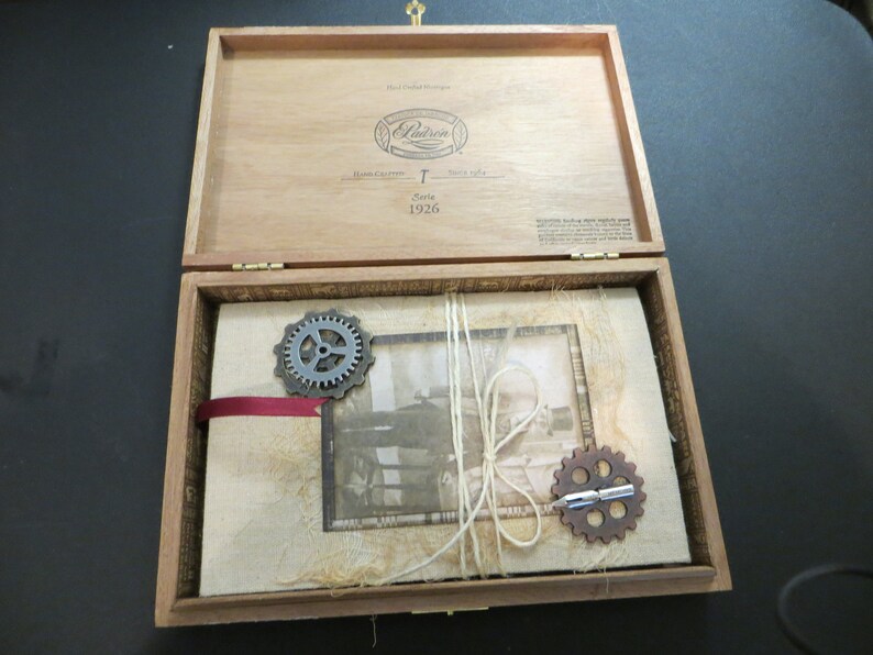 Cigar Box & Book - Etsy