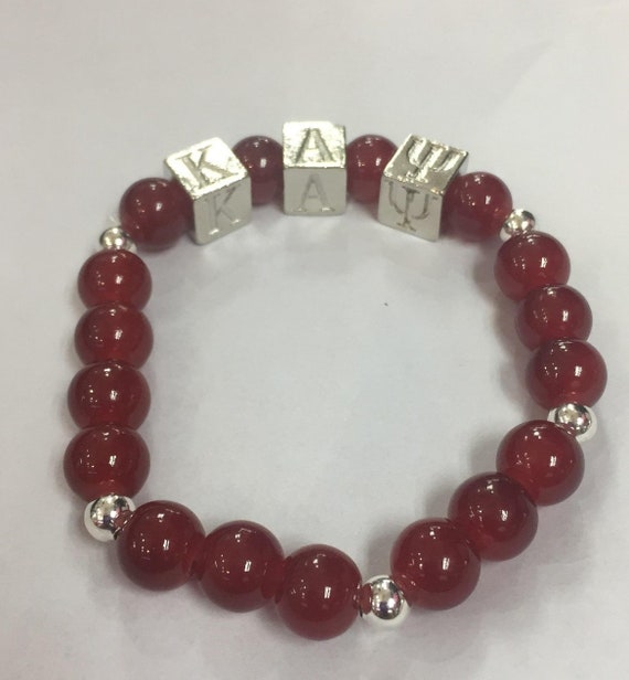 Kappa Alpha Psi Beaded Bracelet - Etsy
