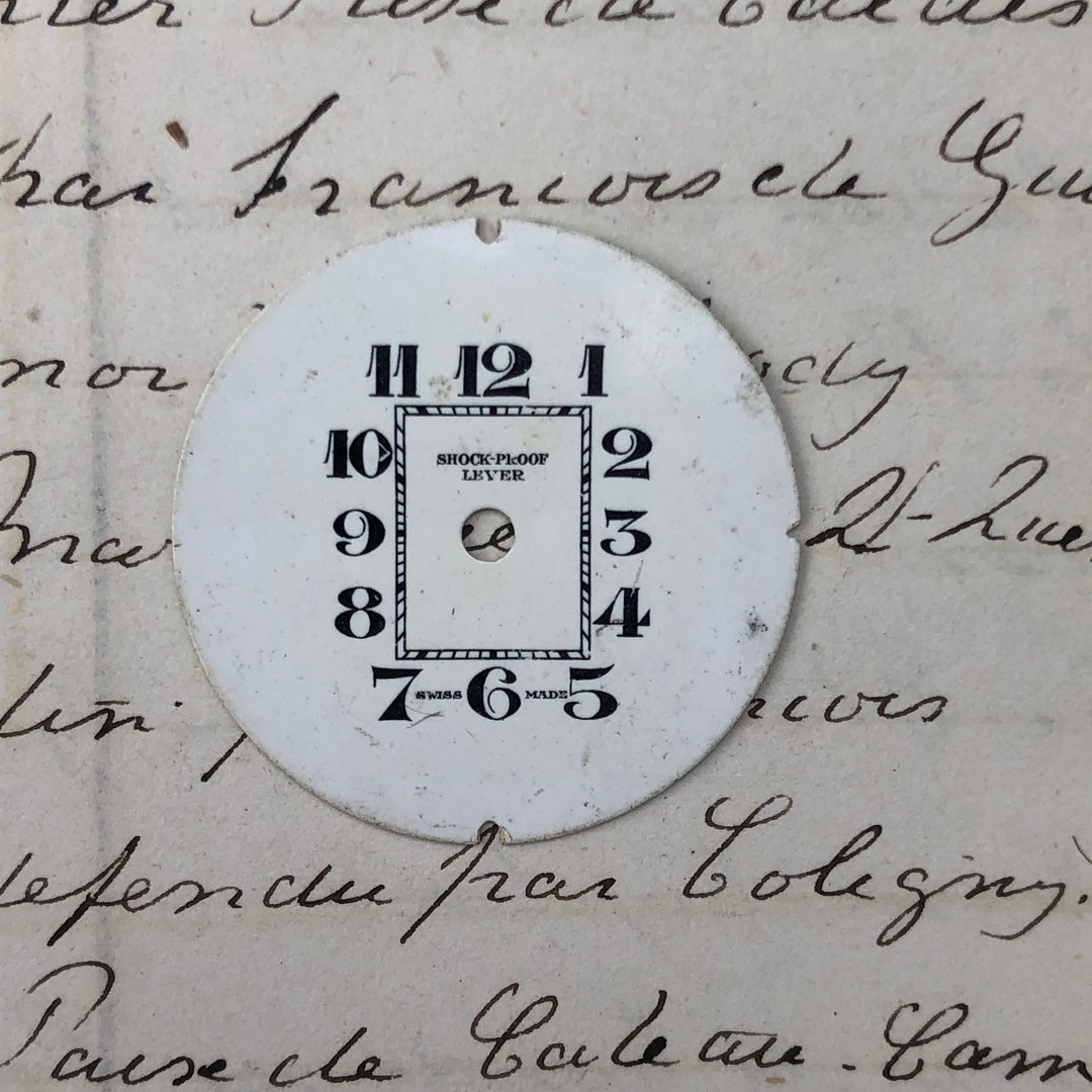Antique Paper Watch Dial Craft Supplies Junk Journal Ref: 20 - Etsy
