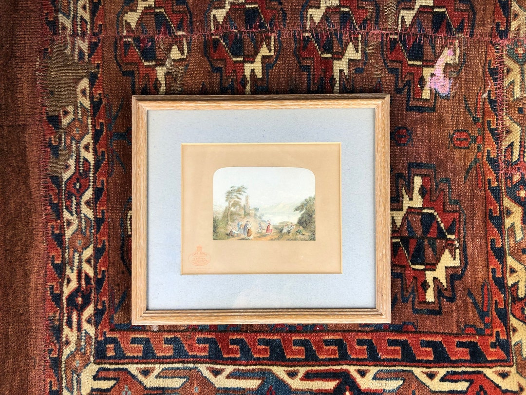 Antique Print George Baxter Lake Como Circa 1850 - Etsy