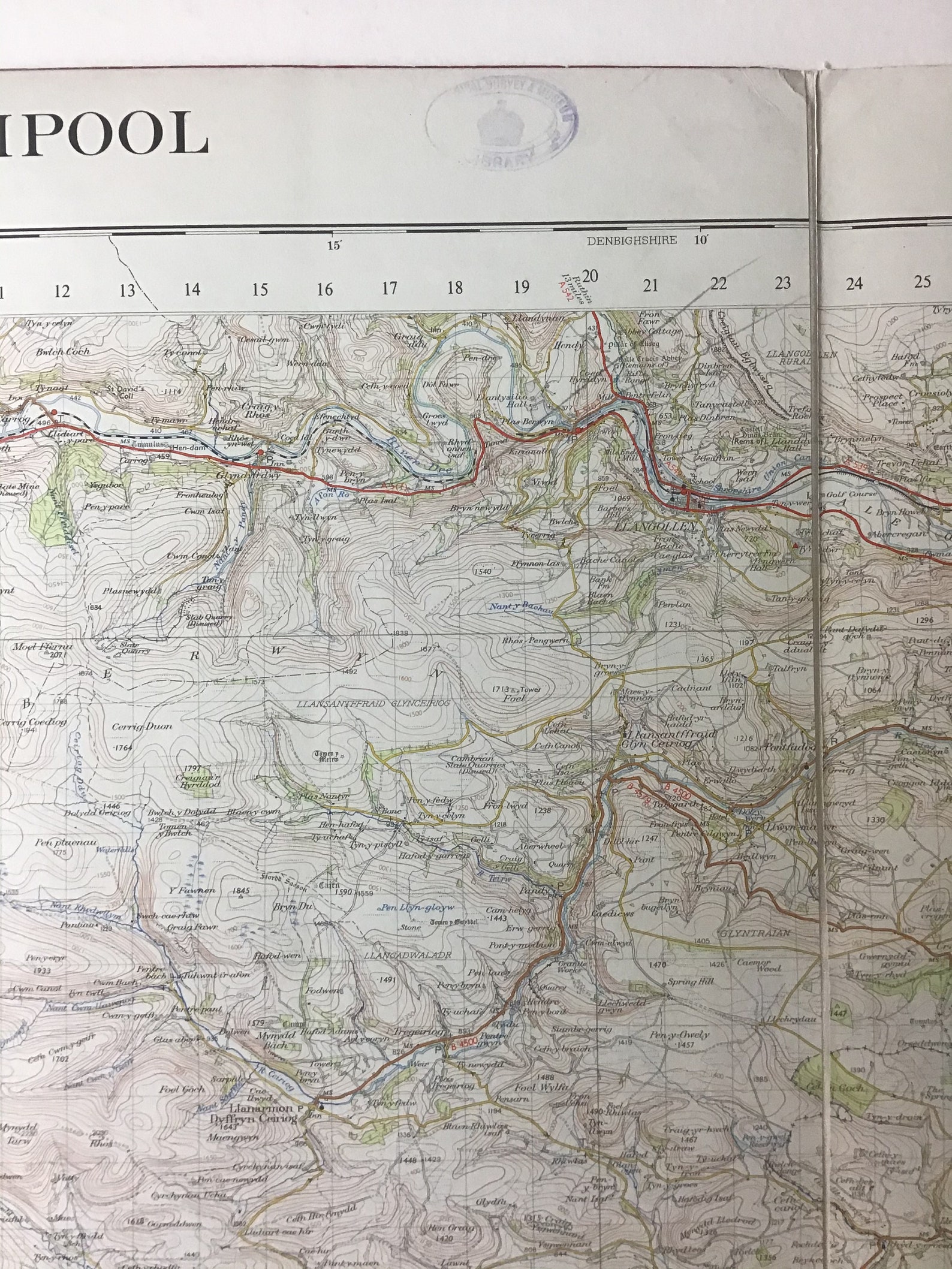 Bala & Welshpool 1956 Map Sheet 117 Vintage British Geological - Etsy ...