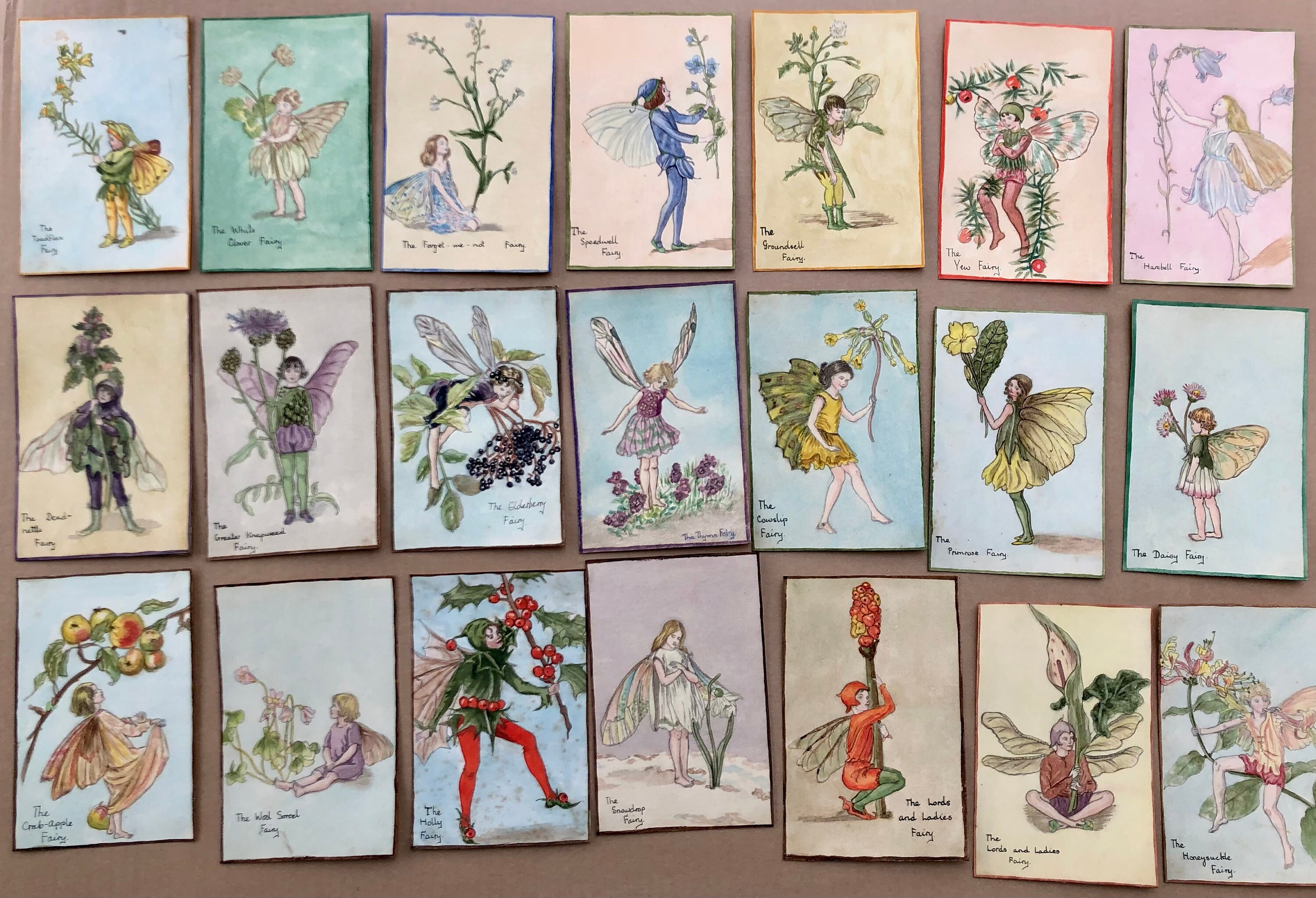 Flower Fairies Watercolour Vintage Painted Copies of Cicely - Etsy