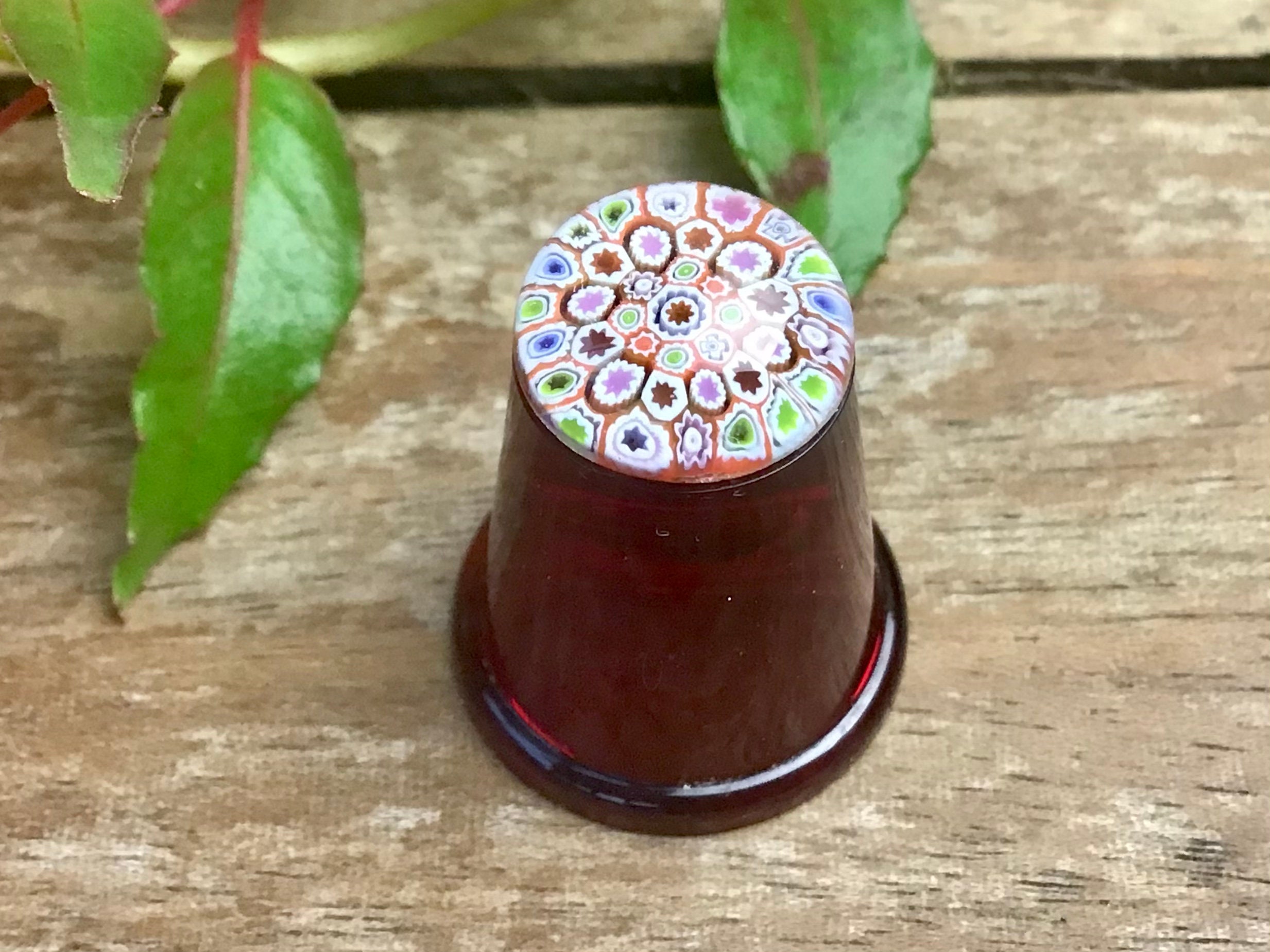 Caithness Glass or Murano Glass Thimble With an Intricate - Etsy Australia