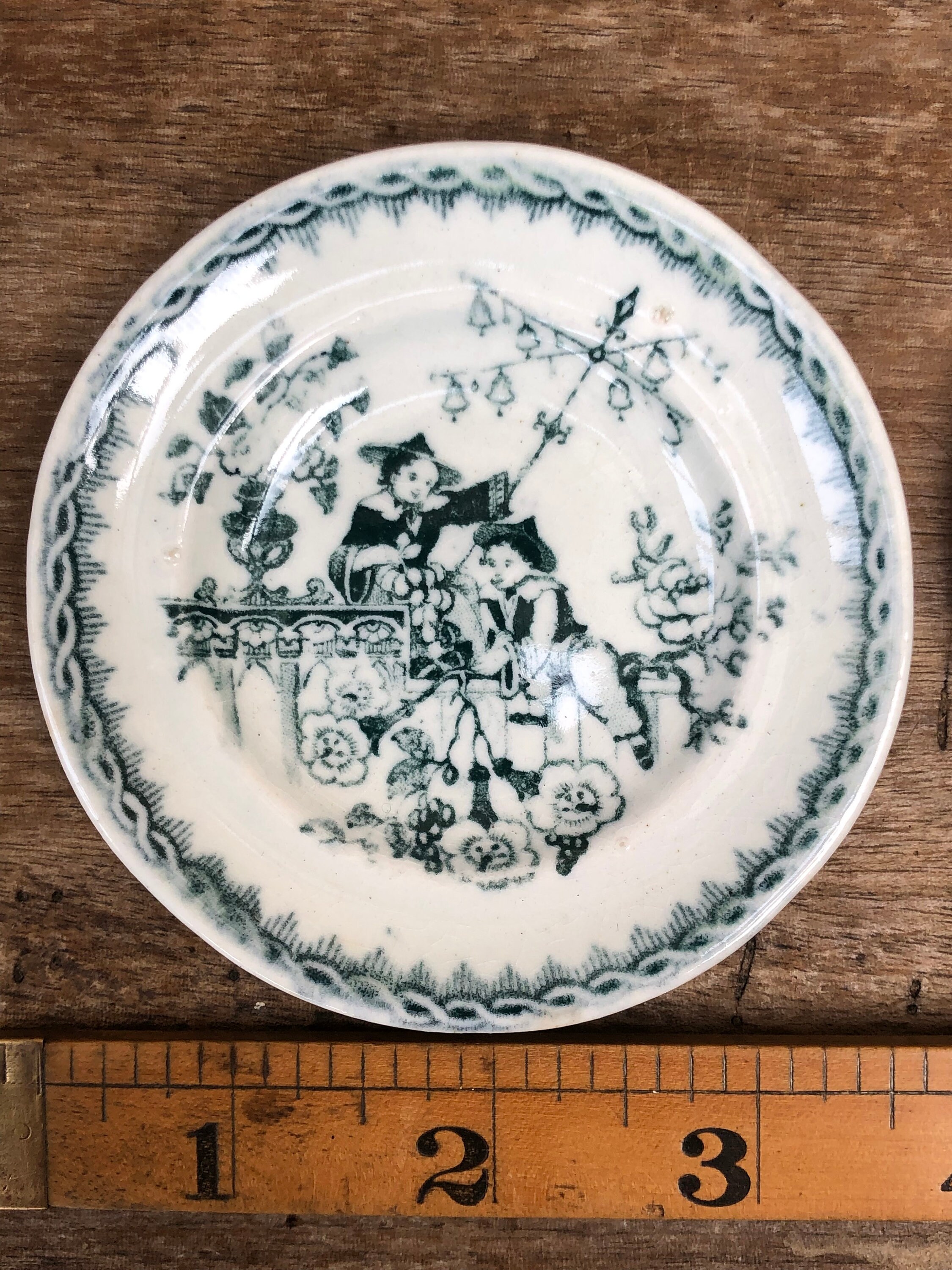 Antique Dolls Tea Set Plates Childs Tea Set Plates Miniature - Etsy