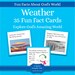 Weather Fun Facts Cards – Printable Activity - Etsy