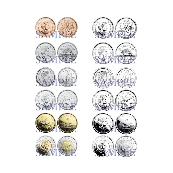 Canadian Nickel Clip Art