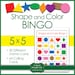 Shapes and Colors Bingo Game Printable Cards 4×4 - Etsy