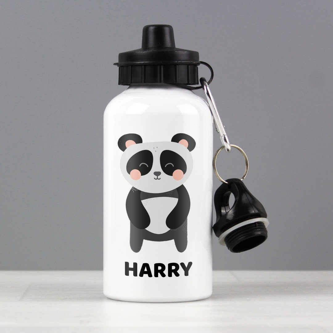 Personalised Panda Drinks Bottle - Etsy