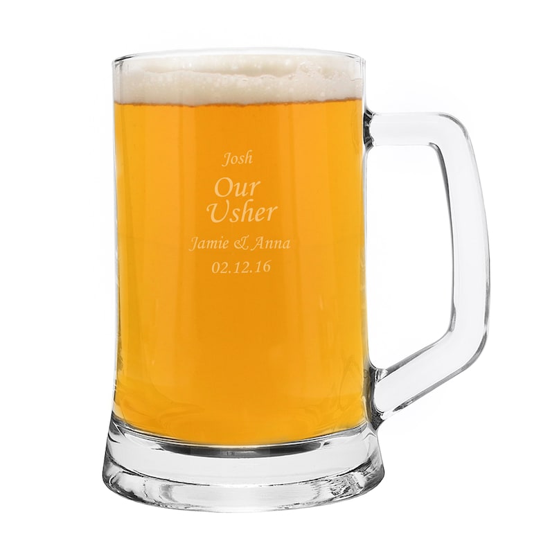 Personalised Engraved Personalised Glass Pint Stern Tankard - Etsy