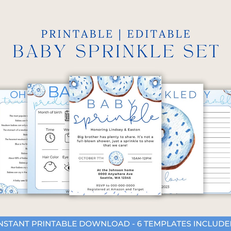 Baby Sprinkle Decor - Etsy