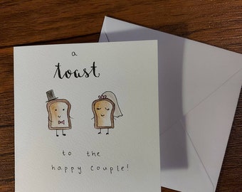 Wedding Toast Card | Etsy