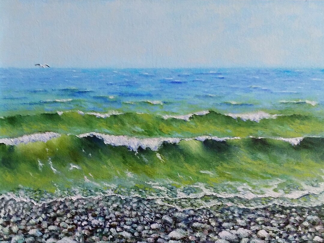 Transparent Water. Seascape. Gentle Colors of the Ocean. Inspired by ...