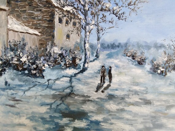 Sisley Paintings Winter