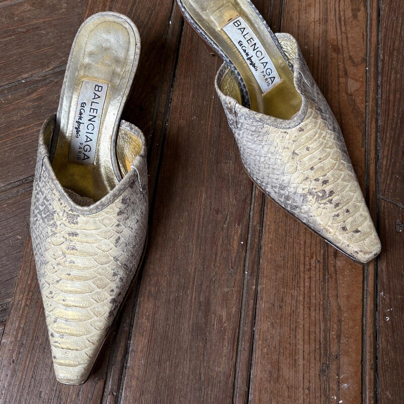 Snakeskin Mules - Etsy