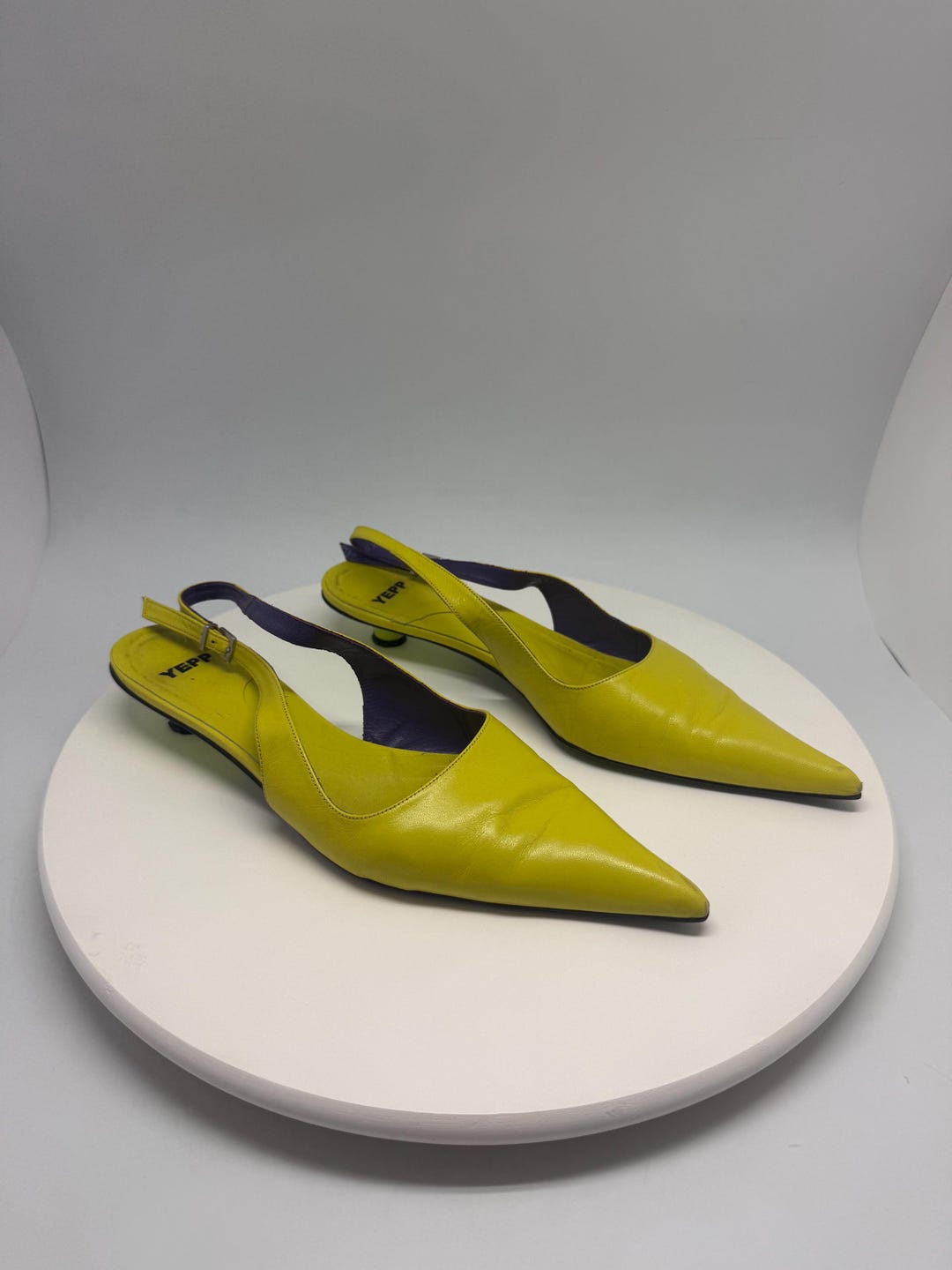 Y2K Pointed Toe Lime Green Heels, EU 41, Retro 2000s - Etsy