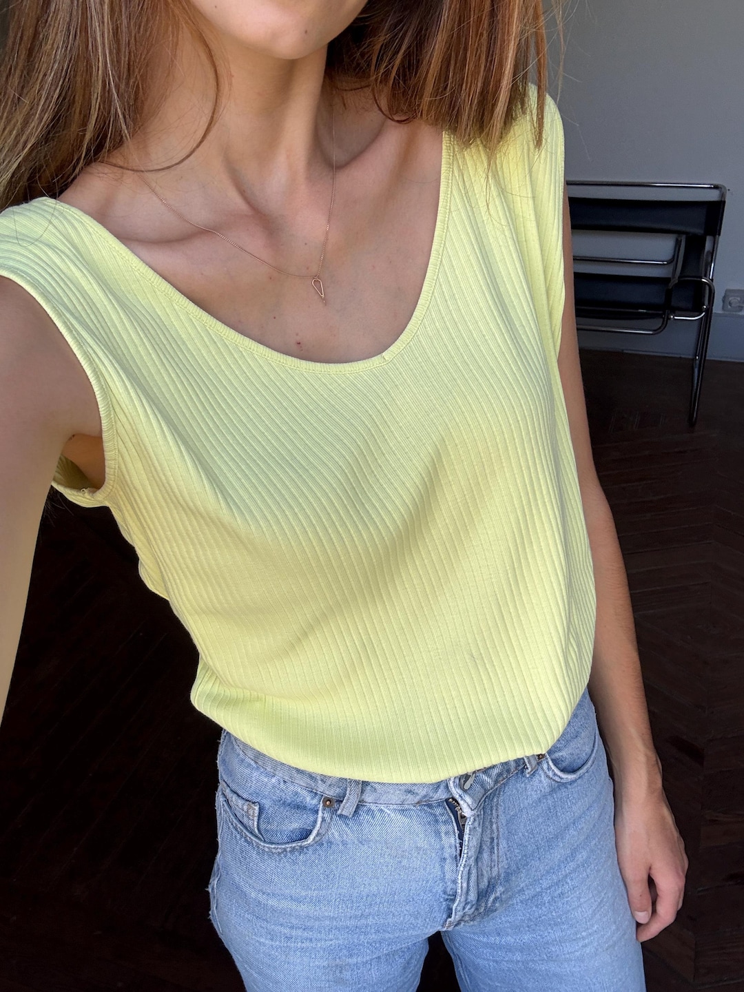 Burberry London Vintage Pastel Yellow Tank Top, Preppy Summer Shirt - Etsy