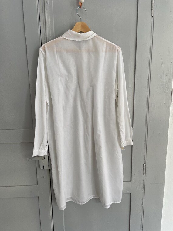 Vintage Victorian Nightgown, White Cottage core night… - Gem