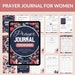 Prayer Journal Printable Bundle With Weekly Bible Verse, Gratitude ...