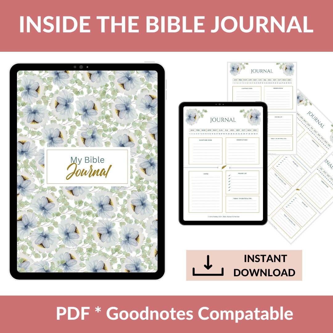 Digital Bible Study | Printable | Digital Bible Template | Bible ...