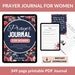 Prayer Journal Printable Bundle With Weekly Bible Verse, Gratitude ...