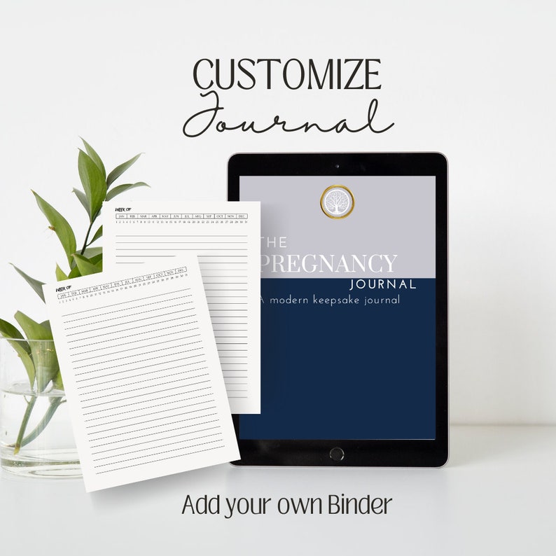 Printable Pregnancy Journal | Pregnancy Planner | Pregnancy Diary ...