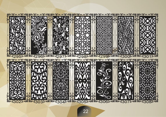 295-308 archivo dxf para cnc láser router fibra de plasma | Etsy