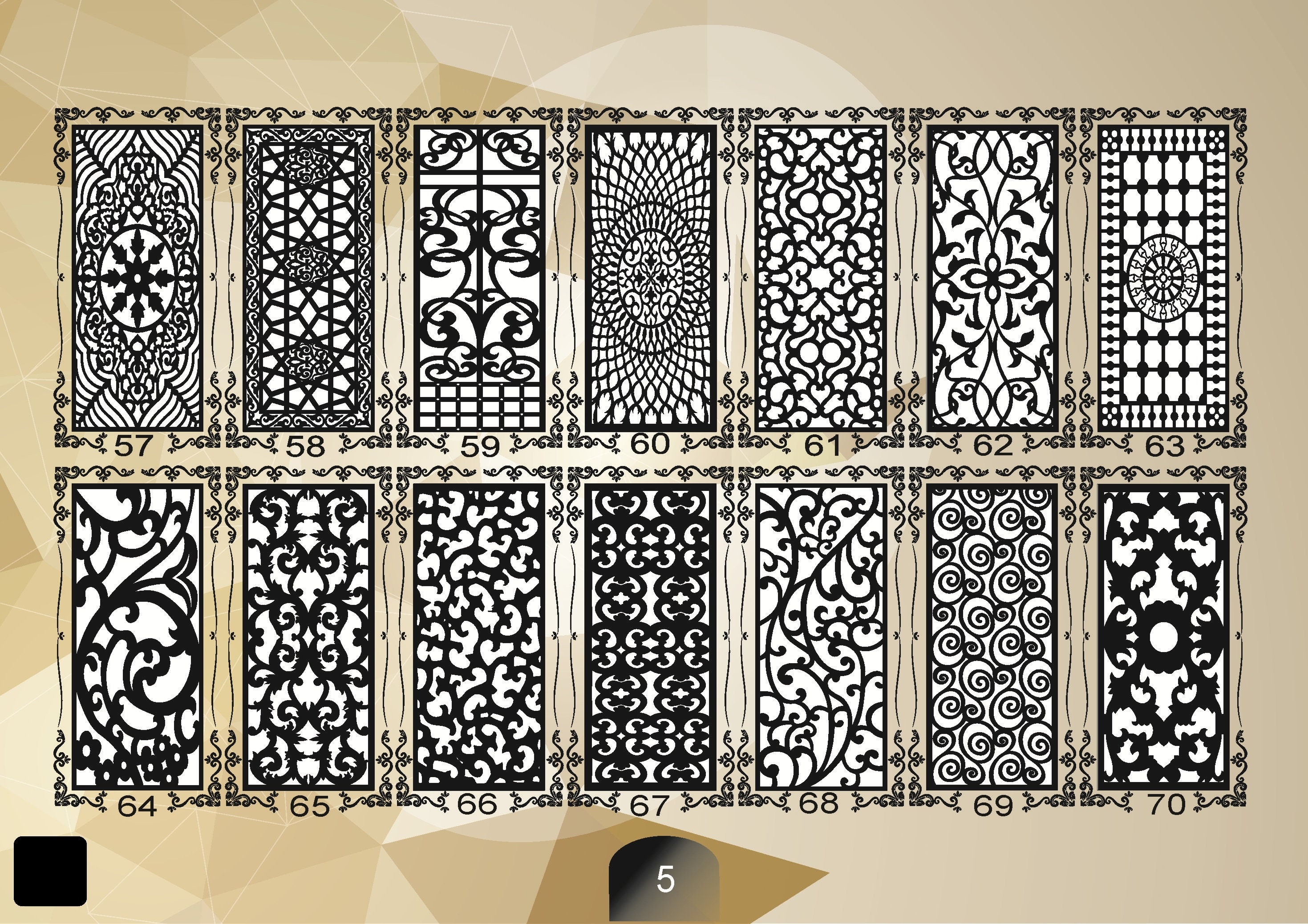 Fichier dxf 57-70 pour prêt à découper avec la machine cnc de | Etsy