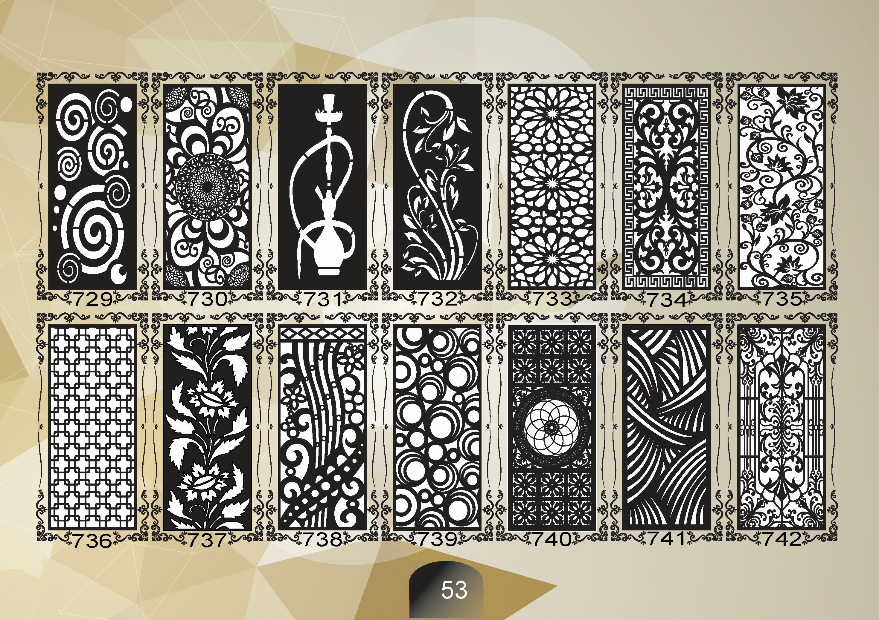 2000 CNC Vector DXF Art plik gotowy do cięcia dla cnc plazmowy | Etsy