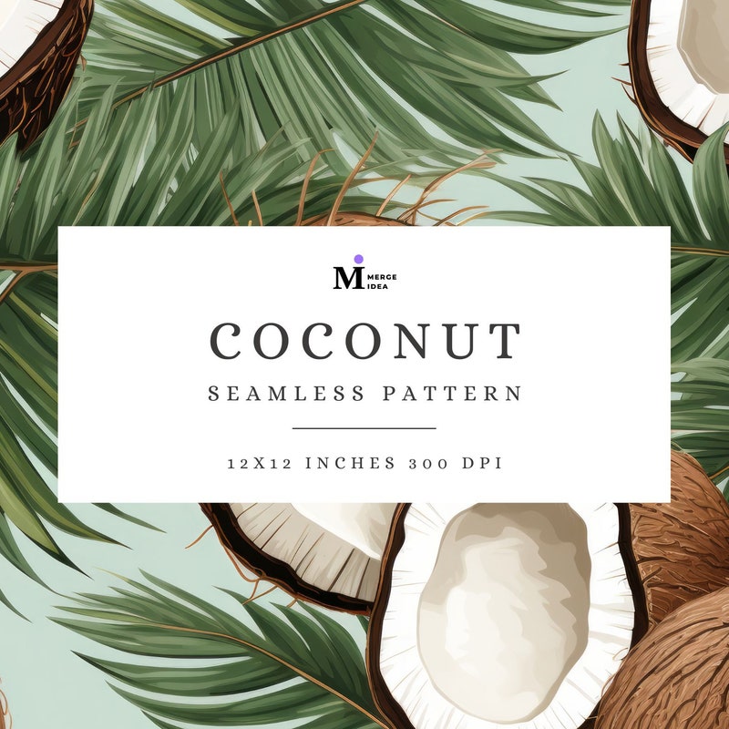 Coconut Print - Etsy