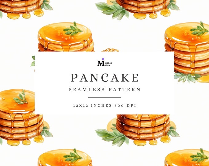 Pancakes Fabric Pancakes on Grey by Littlearrowdesign Grey Breakfast ...
