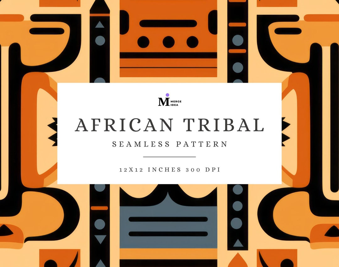 African Tribal Seamless Pattern, Adinkra Pattern, Traditional Tribes ...