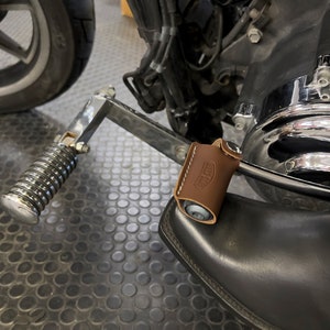 HARLEY DAVIDSON Leather Shift Cover, Motorcycle Shoe Protector ...