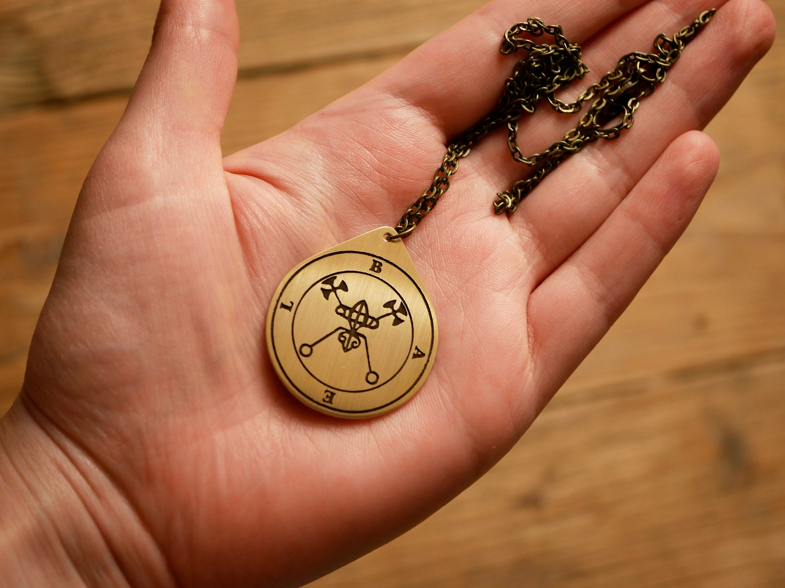 Sigil of Bael necklace Ars goetia seals of demon medallion | Etsy