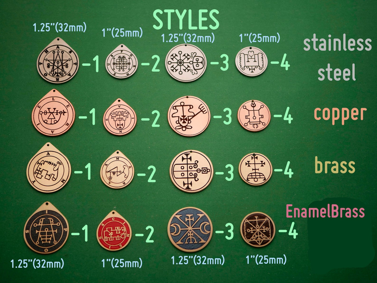 Seal of Camio Pendant / Ars Goetia Sigil Demon Necklace - Etsy Denmark