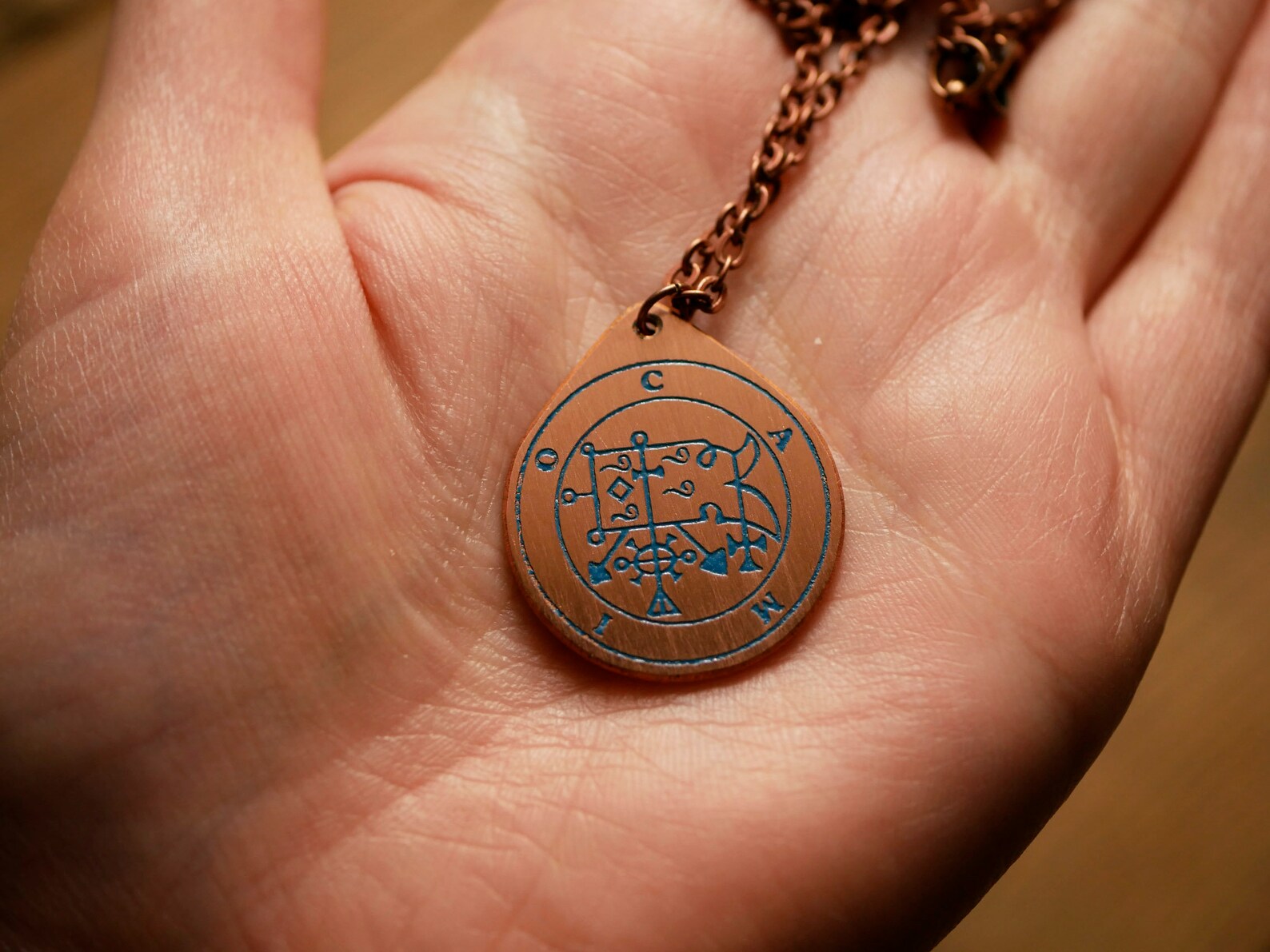 Seal of Camio Pendant / Ars Goetia Sigil Demon Necklace - Etsy Denmark