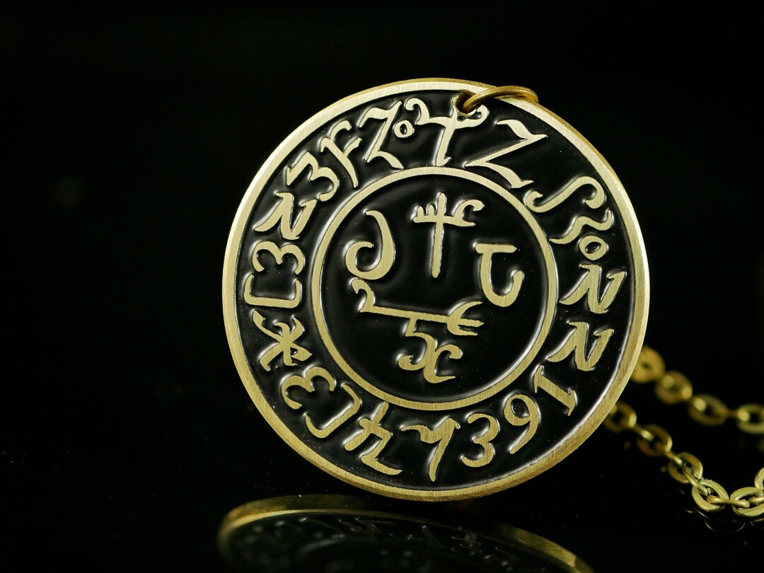 Beelzebub Sigil Necklace Sigil of Beelzebub Pendant - Etsy