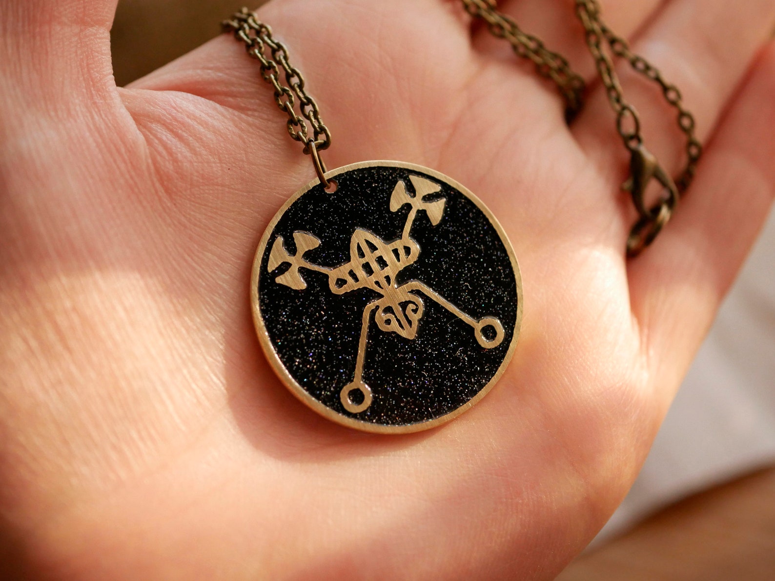 Sigil of Bael necklace Ars goetia seals of demon medallion | Etsy